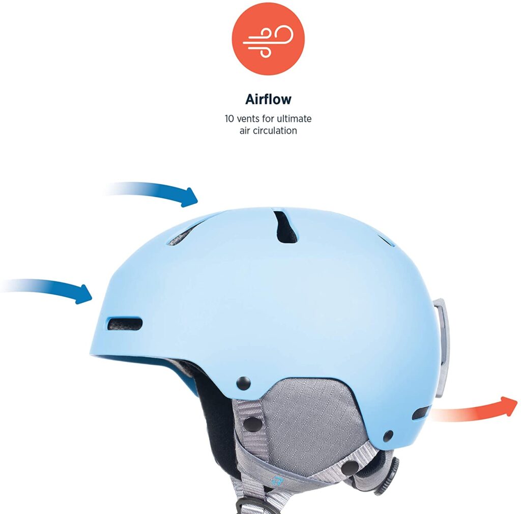 Retrospec Traverse H3 Adult Ski & Snowboard Helmet with 10 Vents ...