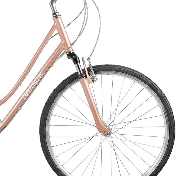 Retrospec Barron Comfort Hybrid Bike 21-Speed with Front Suspension and ...